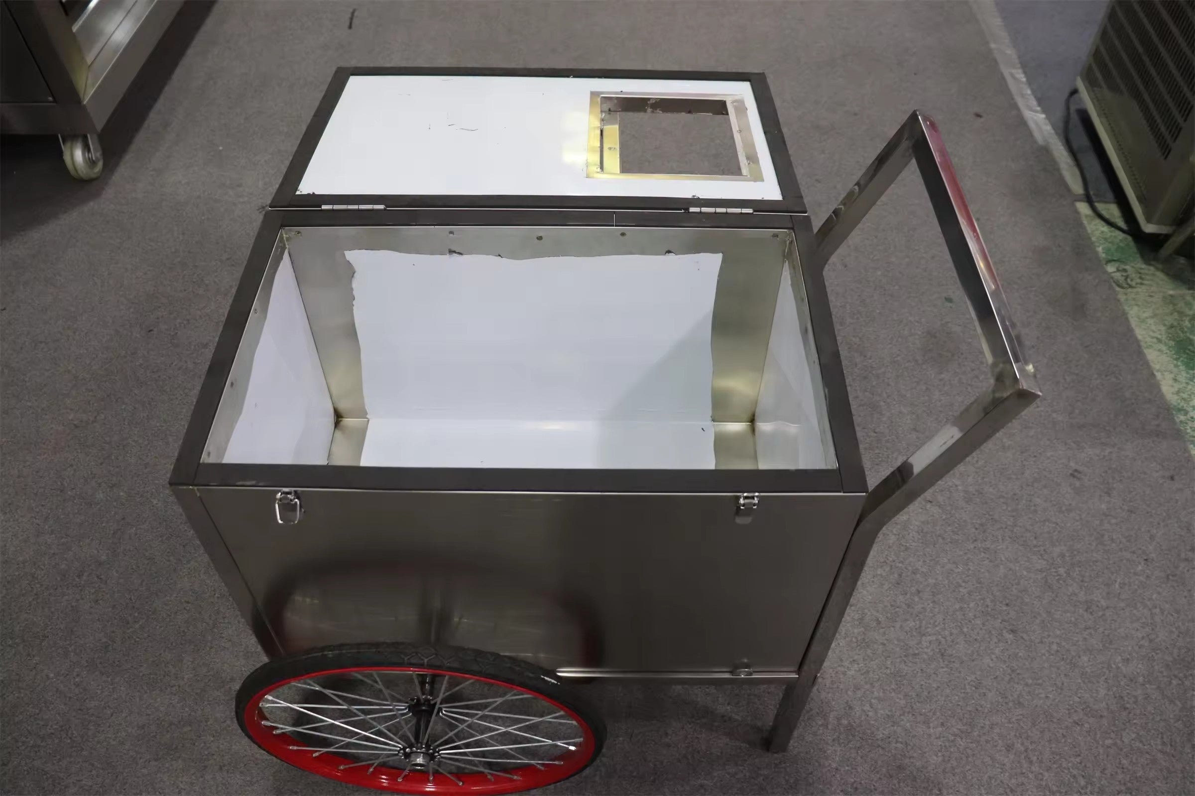 Stainless Steel Beverage cooler cart,cooler push cart design,small pus ...